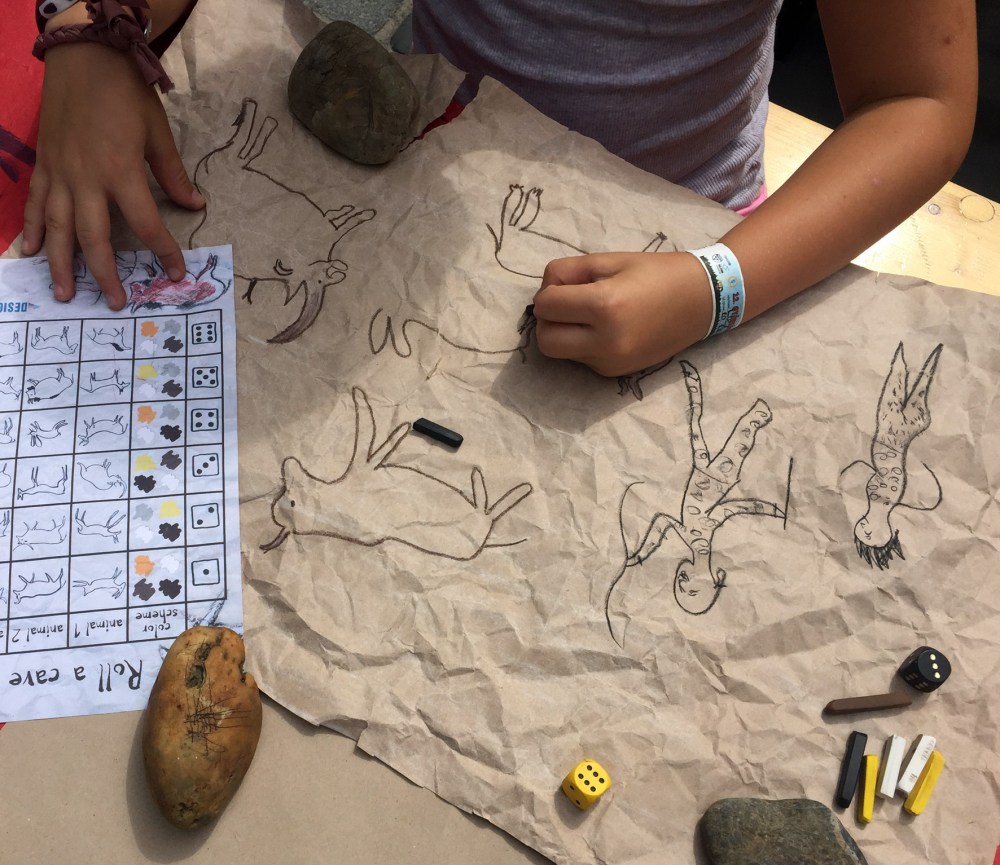Roll and Draw! Cave Painting – Dobj egy barlangrajzot! – design.edu.art