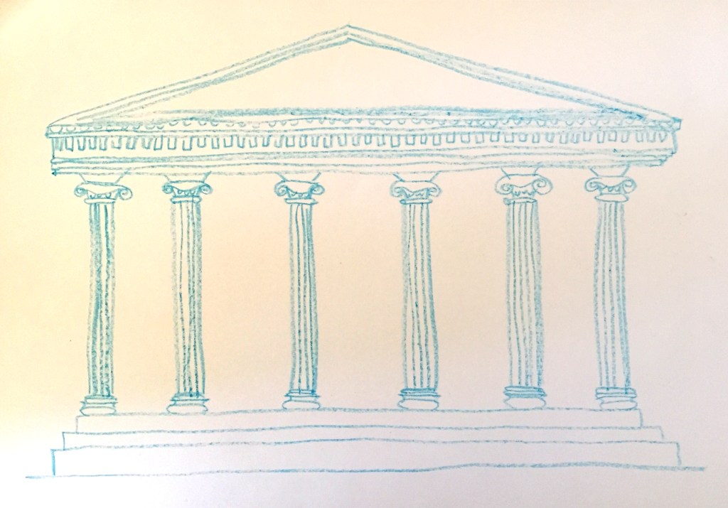 Roll-and-Draw! a Classical Temple – Antik templomépítészet dobókockával ...