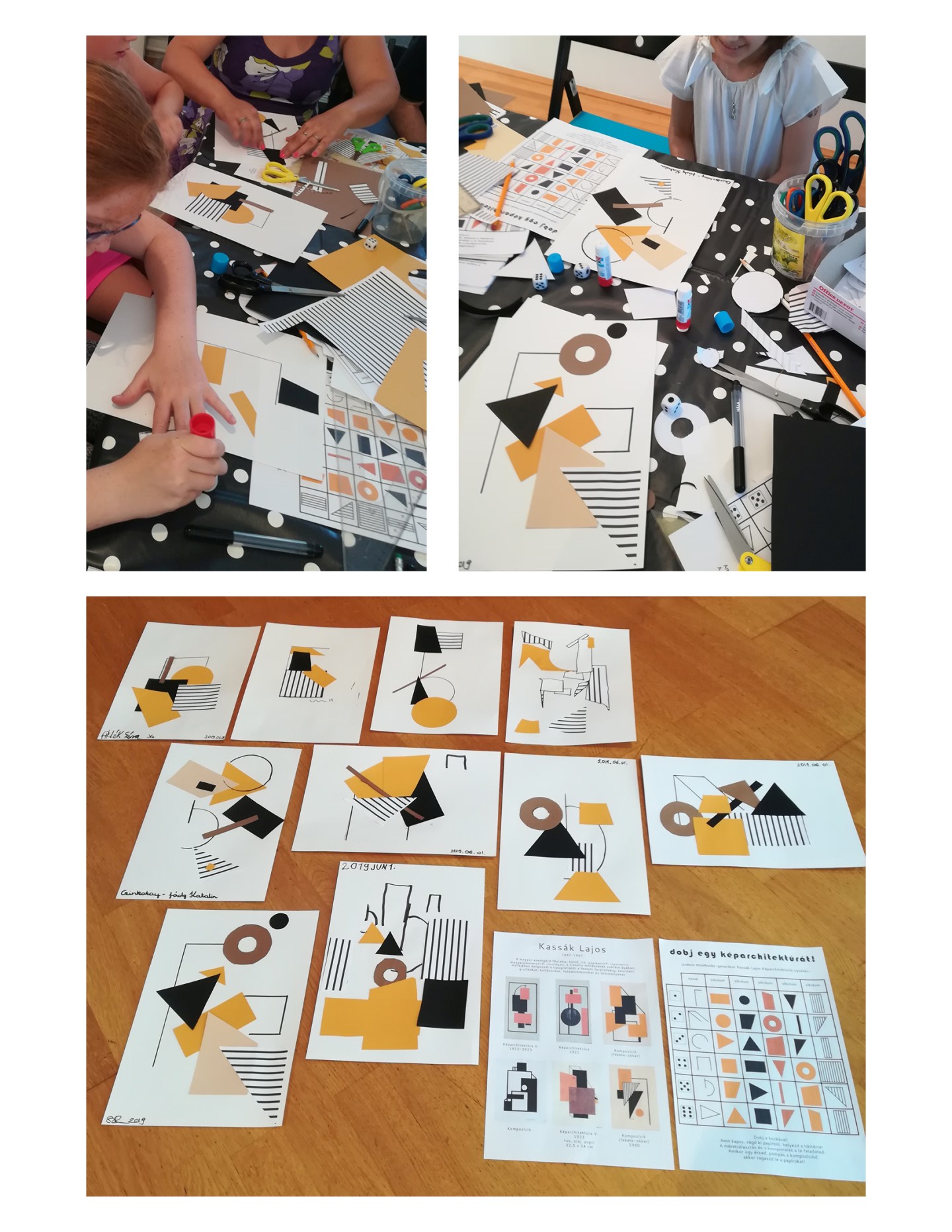 Roll an avant-garde collage! Inspired by Lajos Kassák – Dobj egy ...