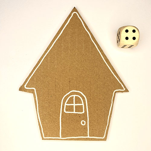 Roll and draw! Gingerbread Houses – design.edu.art